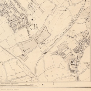 Old Map of North East London, 1862 - Walthamstow, Leyton, Wanstead ...