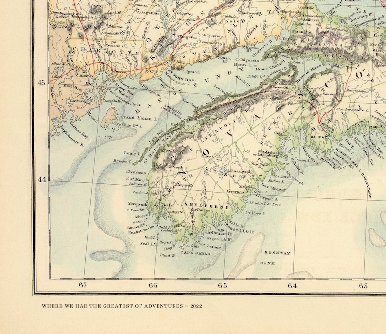 Old Map of the American Wild West by Andy Dagosta in 1968 - Cowboys ...