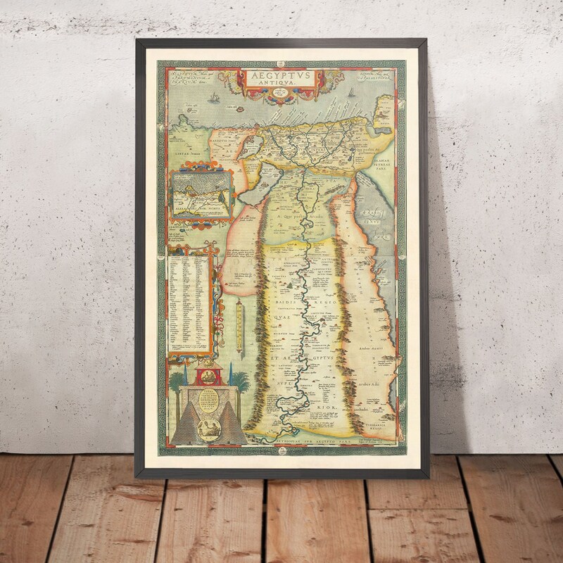 Nile River Maps of Egypt - Etsy