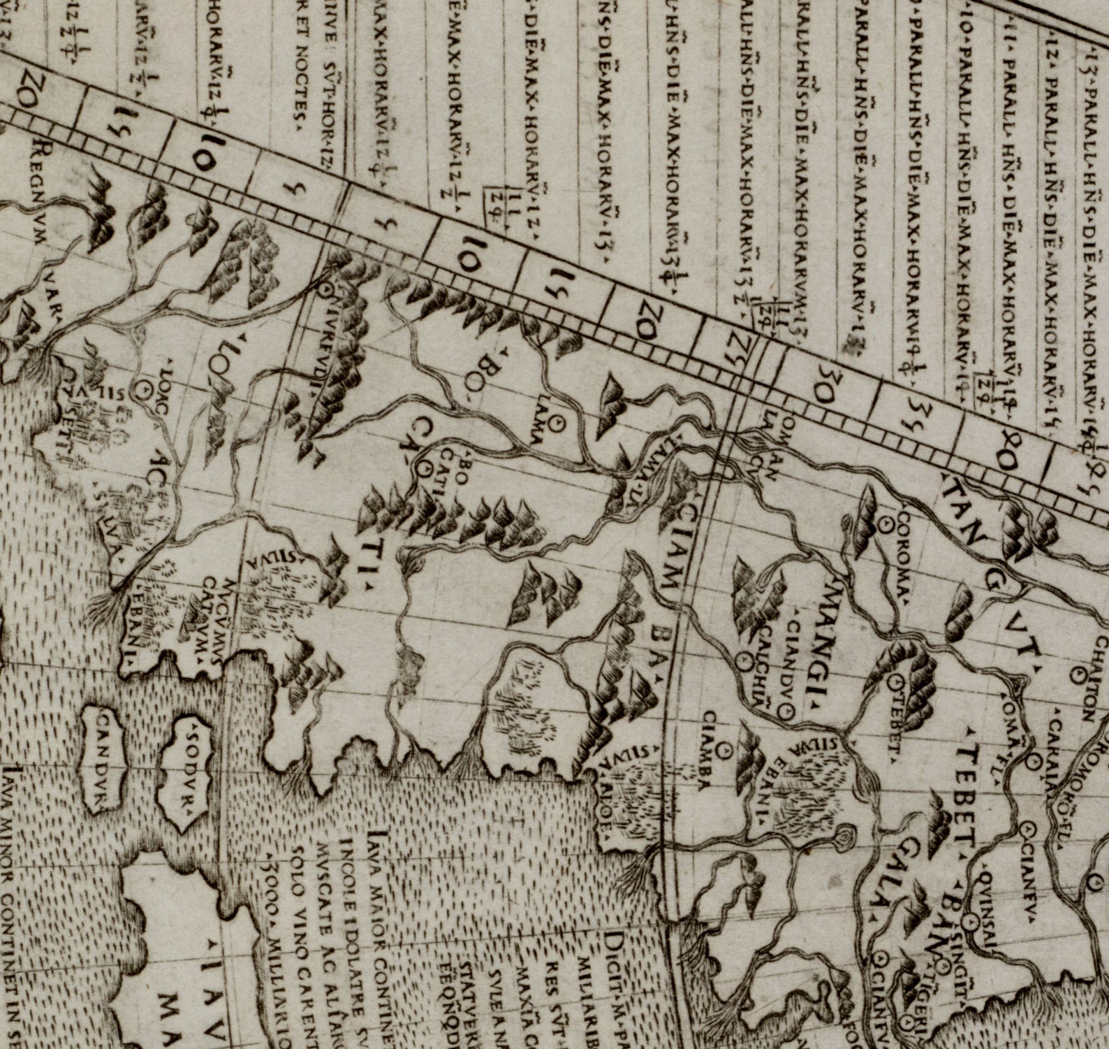 Old World Atlas Map by Johannes Ruysch, 1507 - Conical Map - Rare and ...