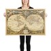 Old World Atlas Map, 1700 - Very Rare Antique Map, Vintage Wall Chart ...