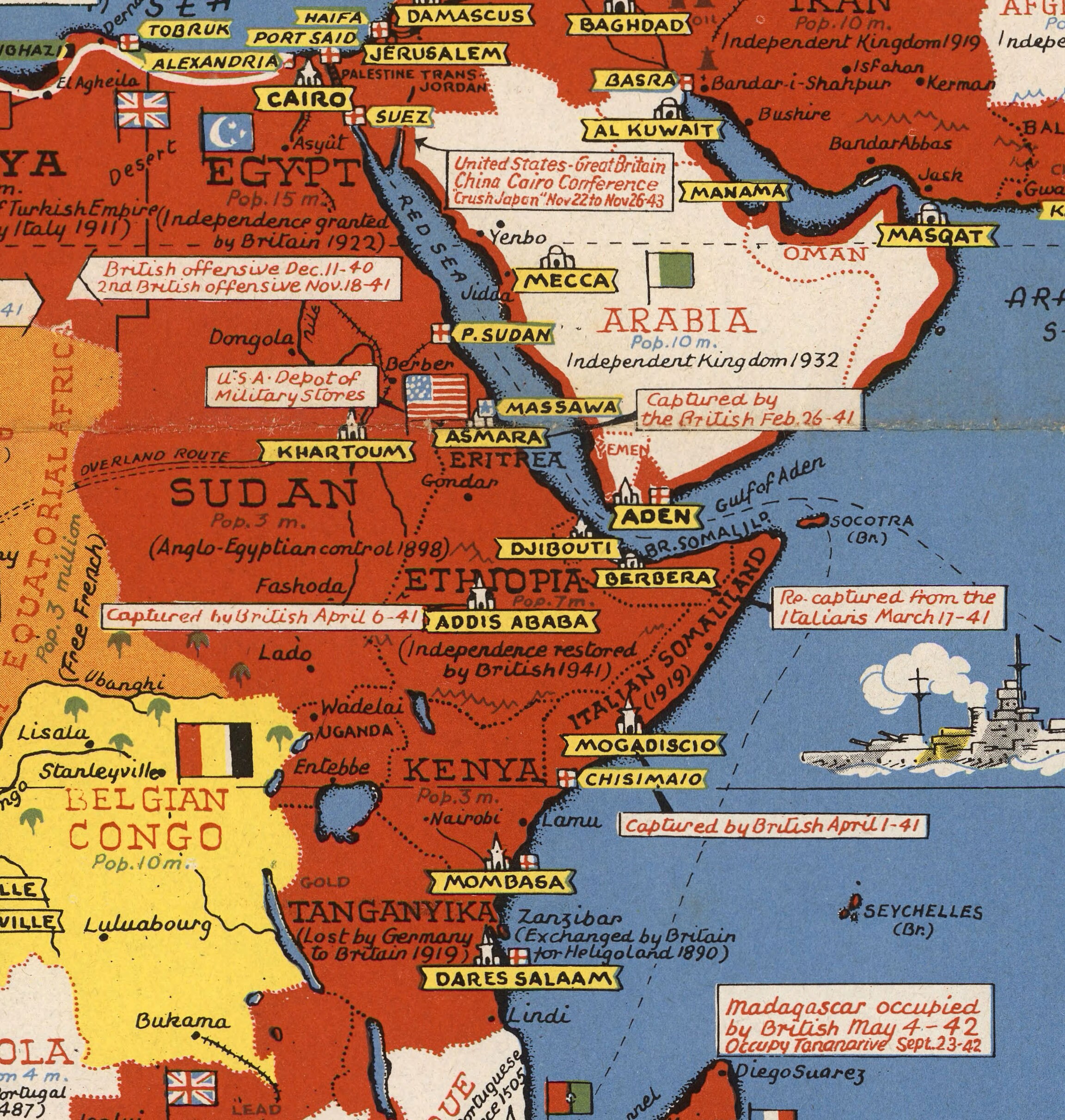 Old World War 2 Map - Dated Events Education Wall Chart by Turner - WW2 ...