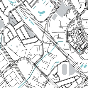 Modern City Map of Clementi, Singapore: MRT, NUS, West Coast Park ...