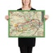Old London Underground Tube Map 1912 - Oxford Circus, Piccadilly, Bank ...