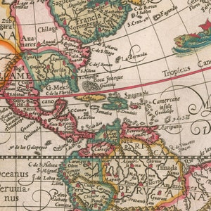 Old World Map, 1596 - Rare Early Atlas Map by Johannes Baptista Vrients ...