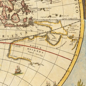 Old World Atlas Map, 1700 - Very Rare Antique Map, Vintage Wall Chart ...