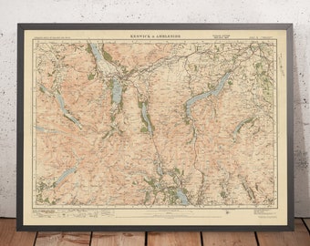 Loweswater / the English Lake District / Cumbria / Wooden - Etsy