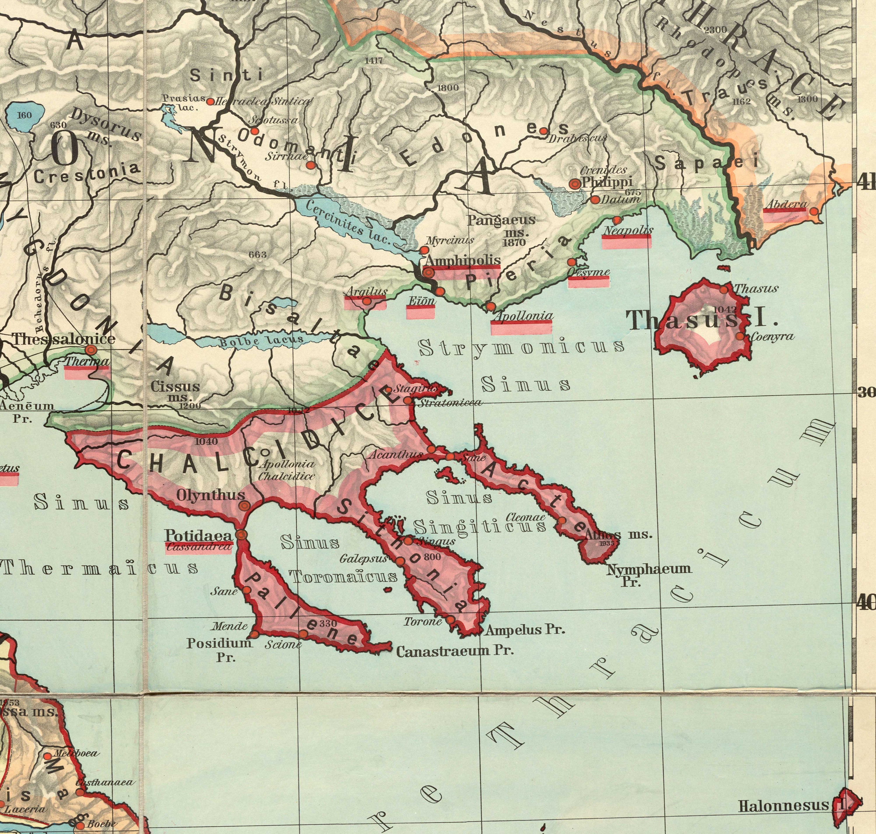 Old Map of Ancient Greece by Van Kampen in 1889 - Athens, Corfu ...