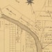 Rare Old Map of Austin, Texas in 1891 - Very Early City Plan, State ...