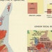 Old Infographic Map of the British Isles, 1967: Population Density ...