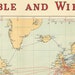 Old World Map of Cable and Wireless Ltd 1938 very Early - Etsy UK