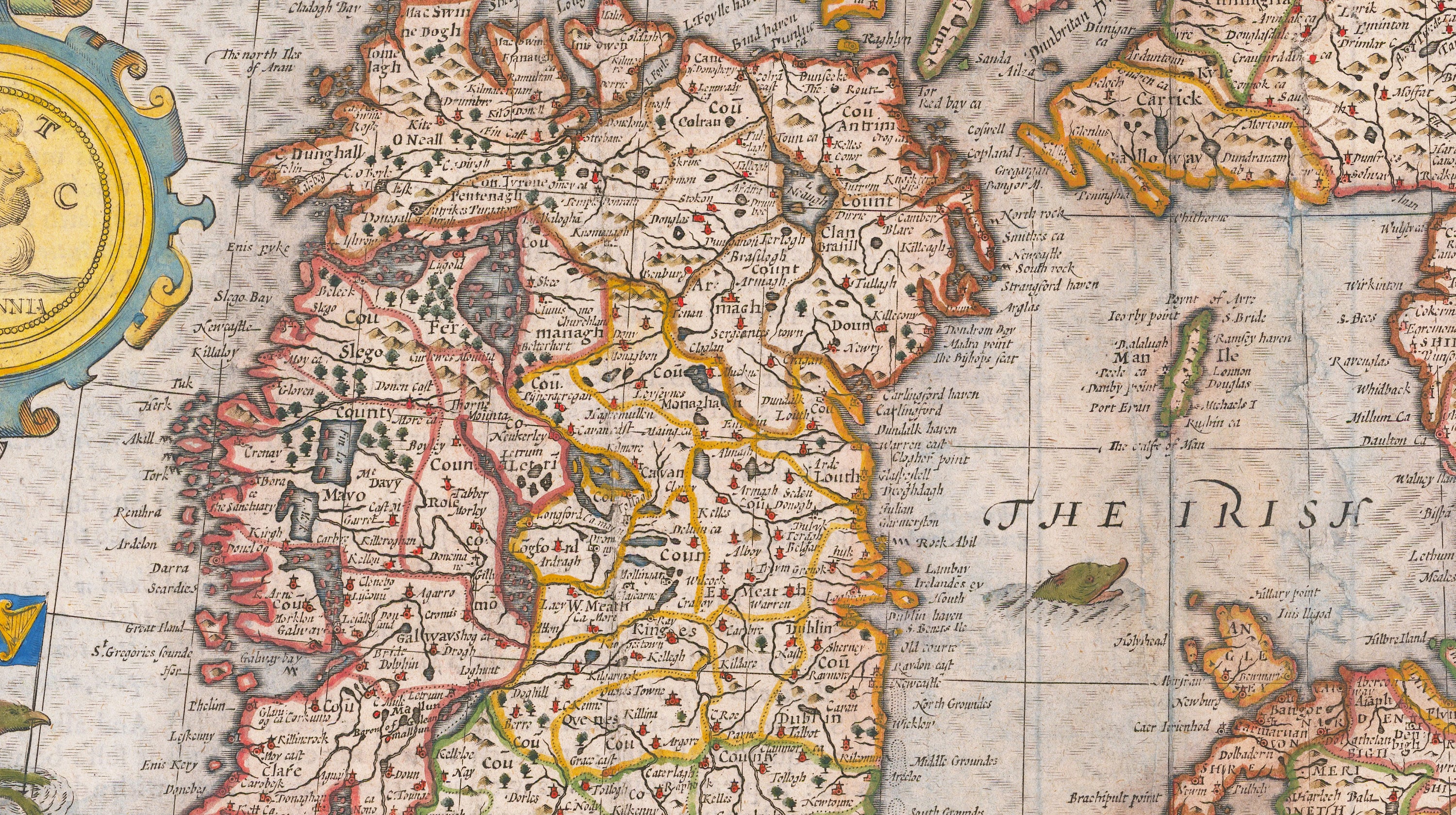 Old Map of British Isles in 1611 by John Speed UK England - Etsy UK