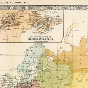 Old Religion World Map, 1854 - Religious Beliefs 19th Century ...