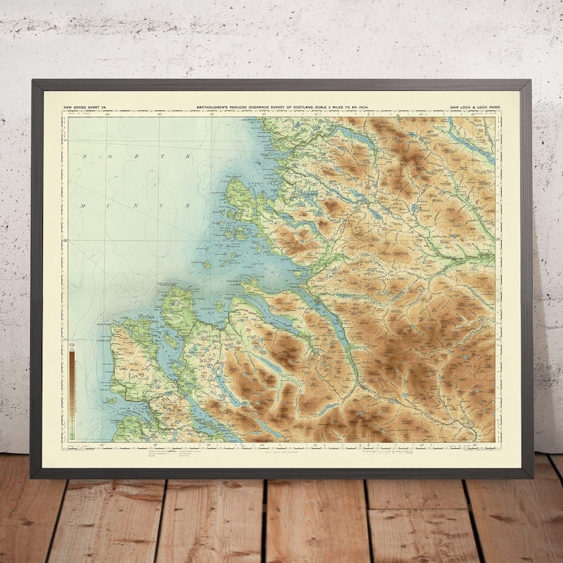 Framed Os Map - Etsy UK