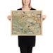 Old Map of Mansfeld District, Germany by Ortelius, 1575: Mansfeld ...