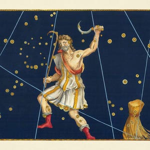 Old Star Map of Bootes by Johann Bayer, 1603 - Celestial Constellation ...