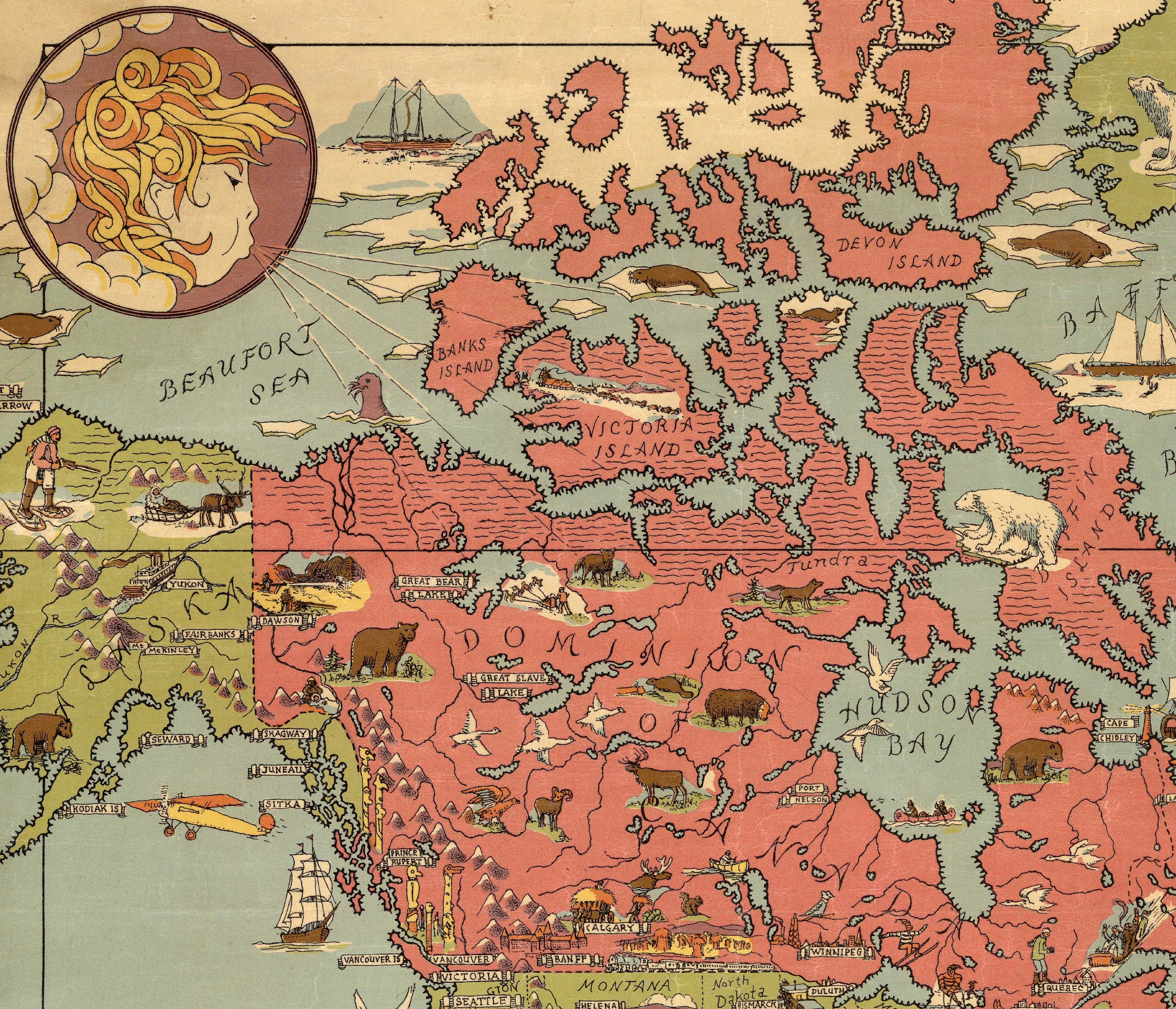 Alte Mercator Karte der Welt im Jahr 1931 von Ernest Dudley Chase ...
