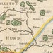Old Map of Rutland, 1611 by John Speed - Rutlandshire, Oakham, Edith ...
