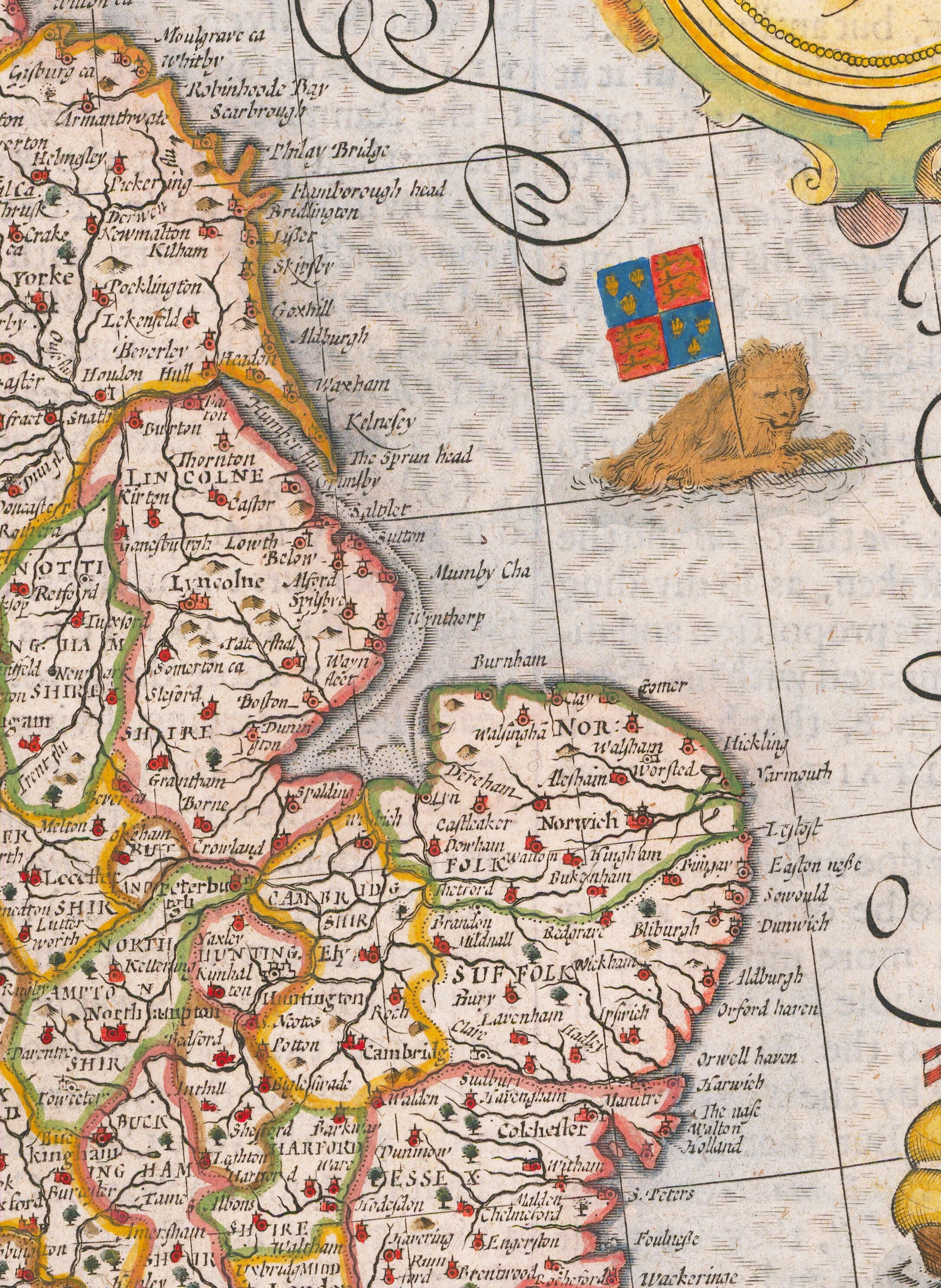 Old Map of British Isles in 1611 by John Speed UK England | Etsy
