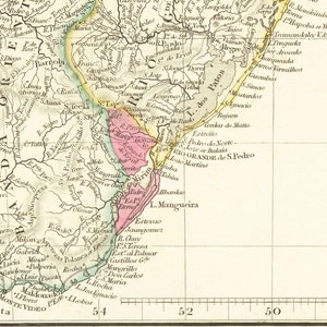 Old Map of Brazil, 1832 by Arrowsmith - Colonial South America ...