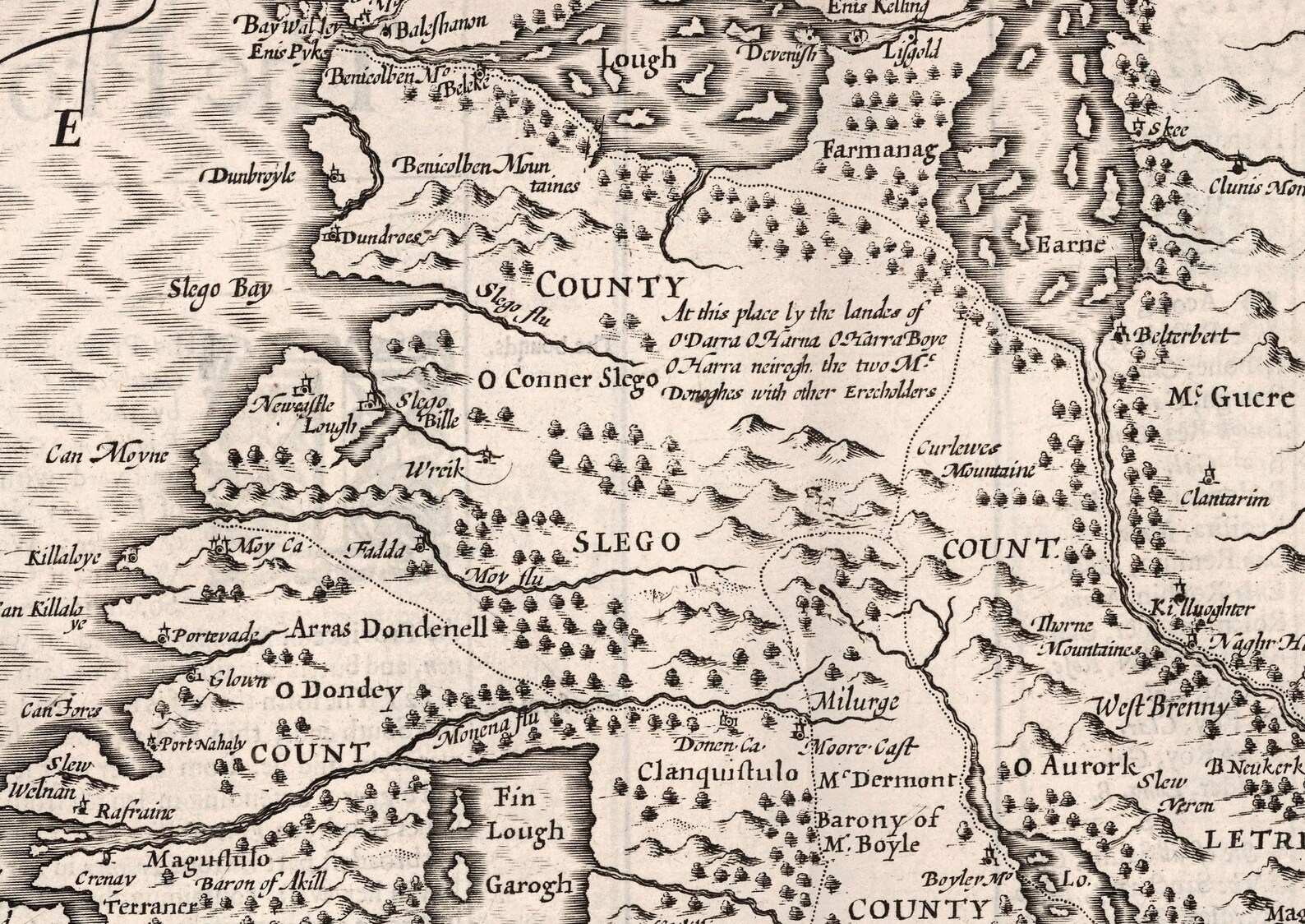 Old Map of Connacht Ireland 1611 by John Speed Galway - Etsy UK