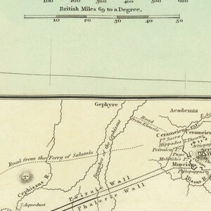 Old Map of Ancient Greece, 1834, Chart by Teesdale - Crete, Macedonia ...