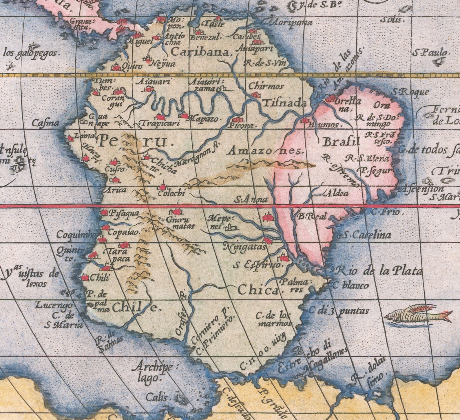 Old World Map, 1570 - the First World Atlas - by Abraham Ortelius ...