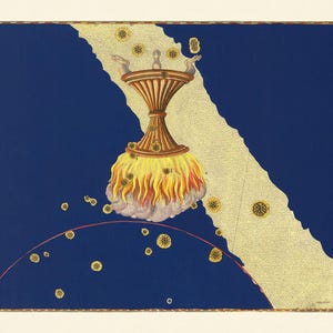 Old Star Map of Ara by Johann Bayer, 1603 - Celestial Constellation ...