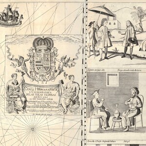 Old Map of the Philippines in 1734 by Pedro Murillo Velarde - Luzon ...