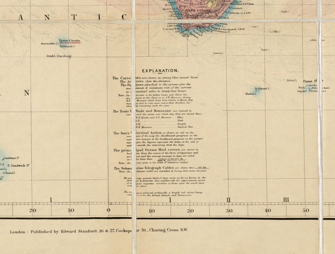 Old World Map by Stanford, 1866 - Masterpiece Vintage Atlas - Framed or ...