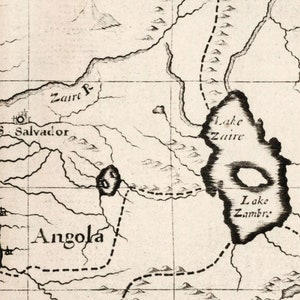 Old Map of Africa in 1700 by Edward Wells - Egypt, Canary Islands ...