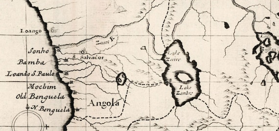 Lake Edward Africa Map