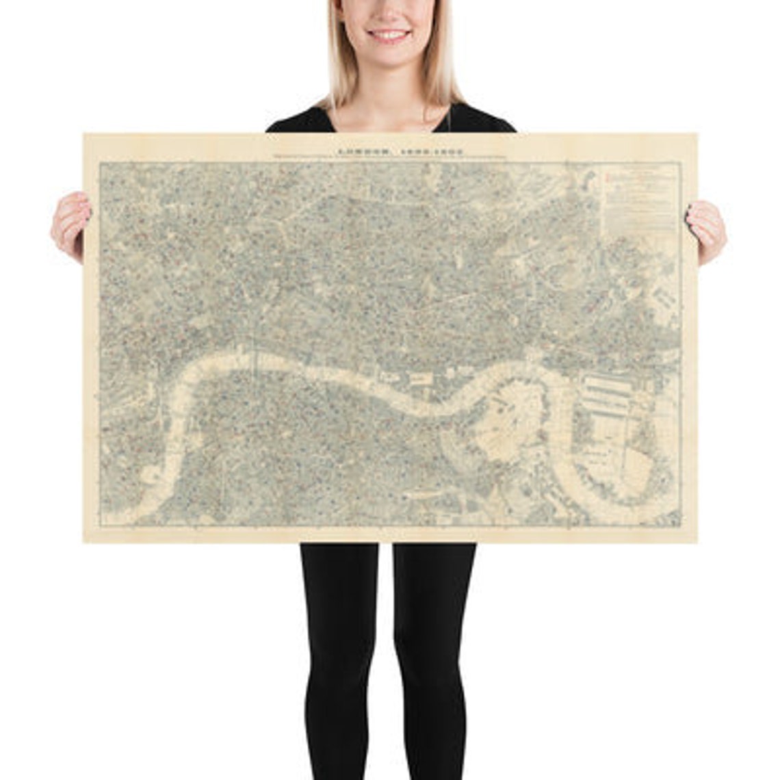 Old Map of London's Churches Pubs and Schools in 1903 by - Etsy UK