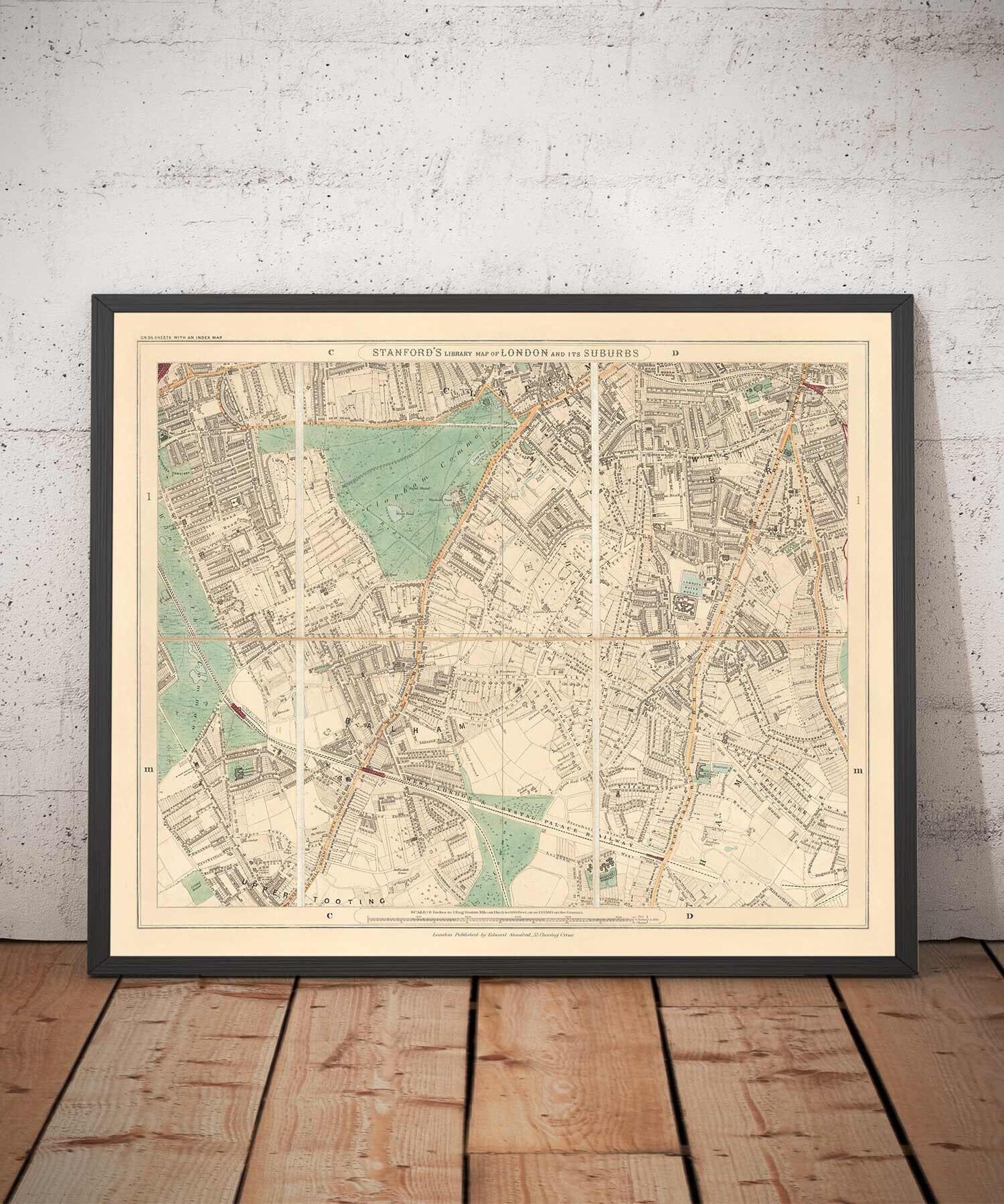 Home & Living Globes & Maps Home Décor Summerstown TOOTING WANDSWORTH ...