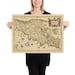 Old Map of Ancient Tuscany by Jansson, 1652: Etruscan City-states ...