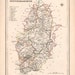 Old Map of Nottinghamshire by Samuel Lewis, 1844: Nottingham, Mansfield ...