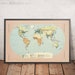 Old Infographic Map of World Agriculture, 1967: Agricultural Land Use ...