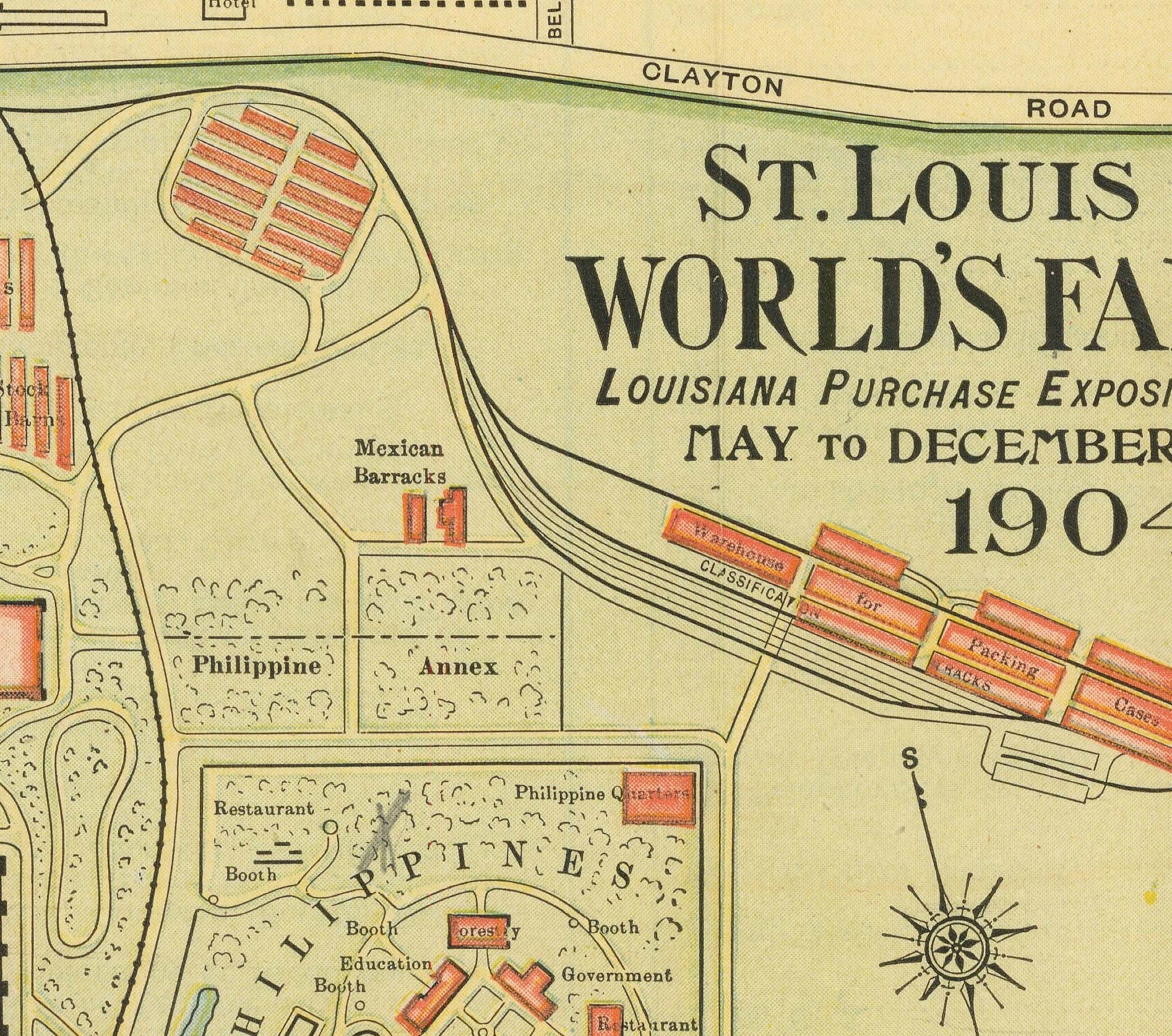 Old Map of St Louis Missouri 1904 World's Fair | Etsy