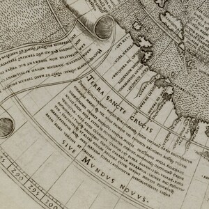 Old World Atlas Map by Johannes Ruysch, 1507 - Conical Map - Rare and ...