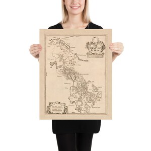 Old Map of County Leitrim by Petty, 1685: Carrick-on-shannon, Jamestown ...