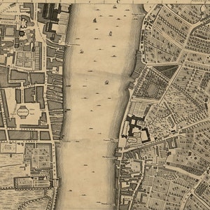 Full Map of London in 1746 by John Rocque - London, Westminster ...