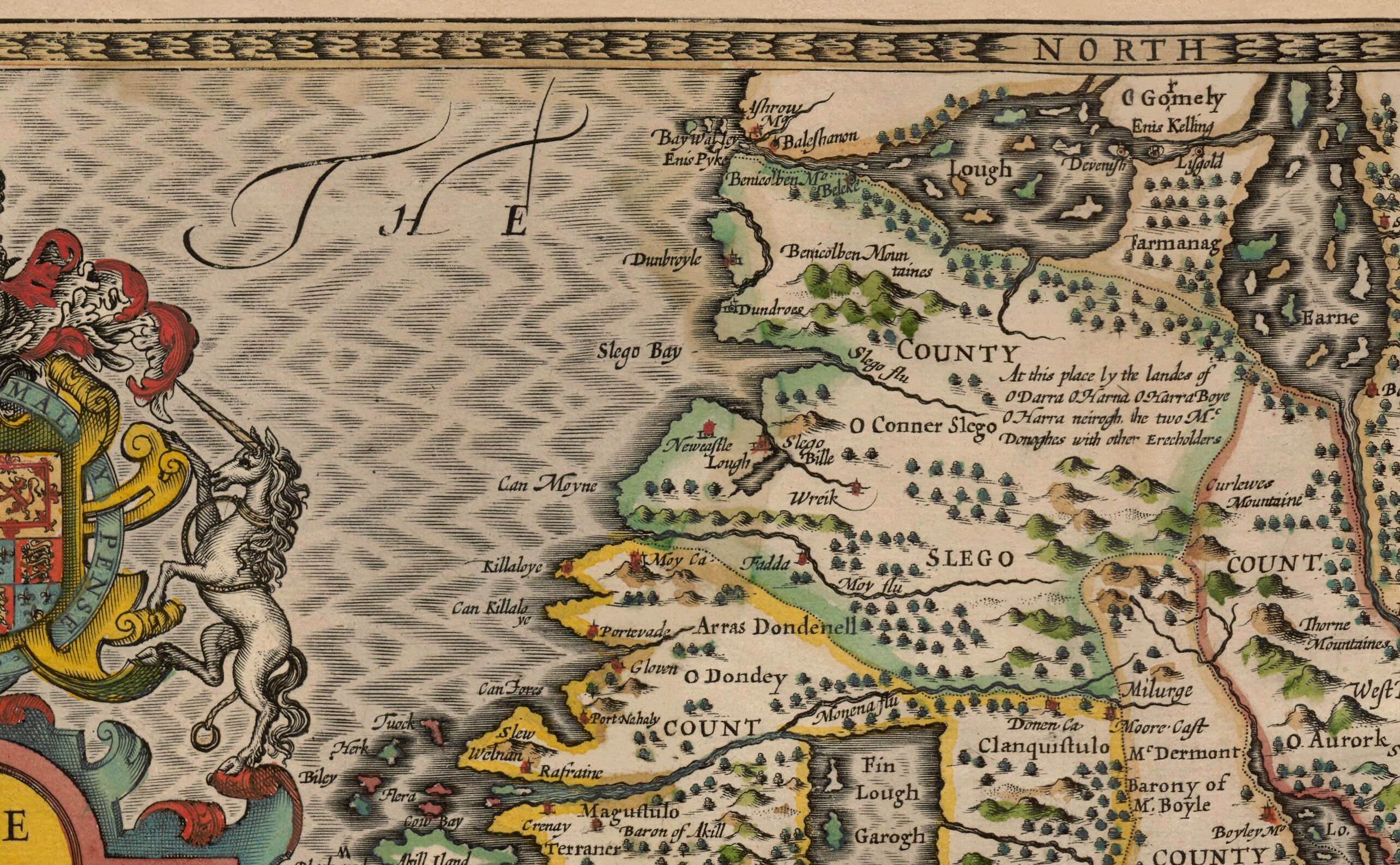 Old Map of Connacht Ireland 1611 by John Speed Galway - Etsy UK