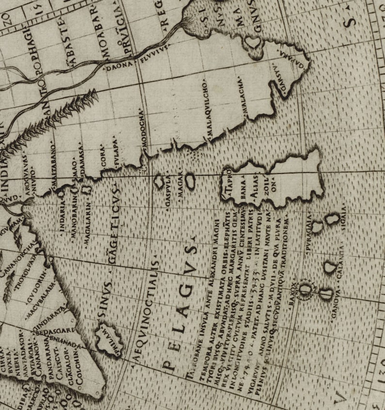 Old World Atlas Map by Johannes Ruysch, 1507 - Conical Map - Rare and ...