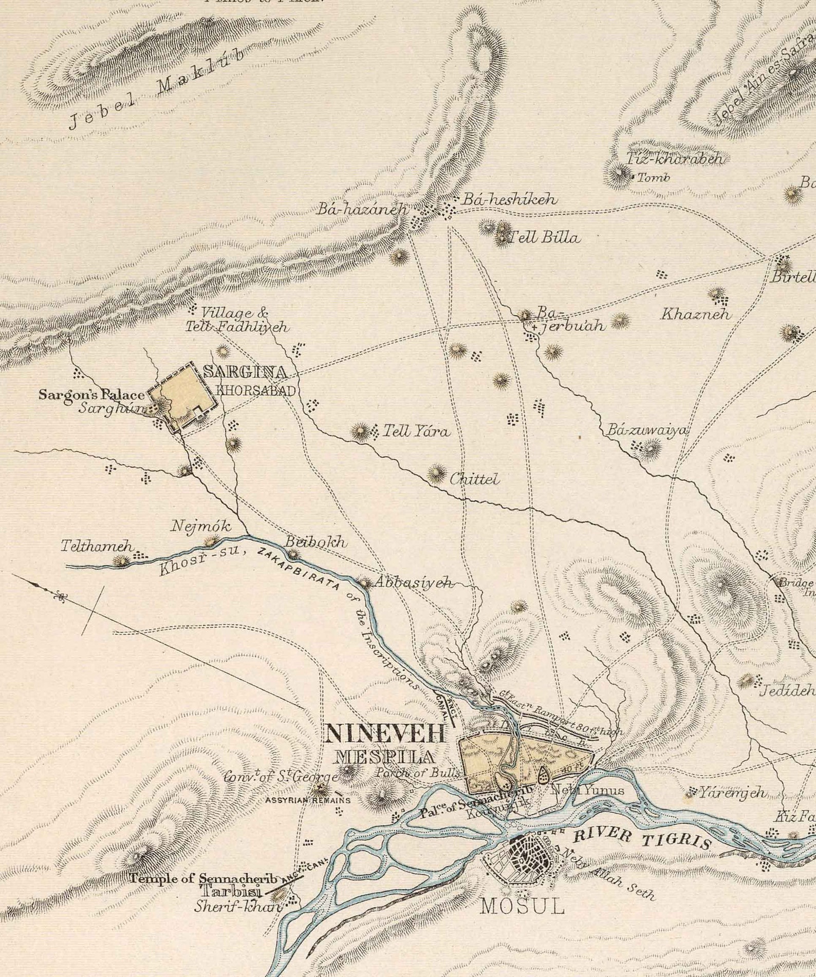 Old Map of Ancient Cities in North Africa and the Middle East - Etsy