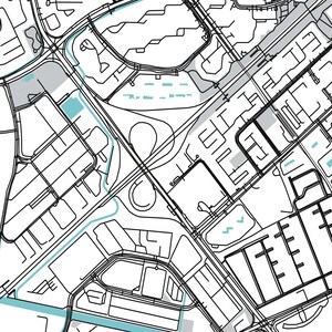 Modern City Map of Tampines, Singapore: Our Tampines Hub, Tampines Mall ...