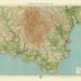 Old OS Map of South Devon by Bartholomew, 1901: Exeter, Torquay ...