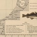 Old Cod Fish Map of the North Sea, 1883 by O.T. Olsen Cod Fishing ...