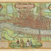The Oldest Map of London, 1559 - City of London, Westminster, Southwark ...