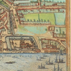 The Oldest Map of London, 1559 - City of London, Westminster, Southwark ...