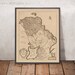 Old Star Map of Lyra by Johann Bayer, 1603 - Celestial Constellation ...